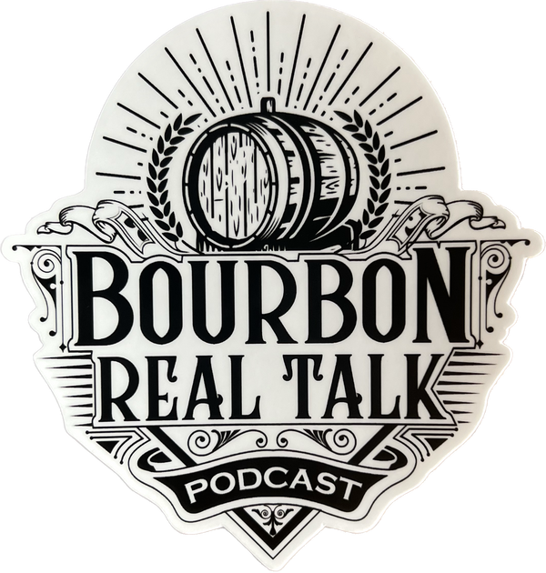 4x5 BRT Podcast Matte Vinyl Sticker - Bourbon Real Talk