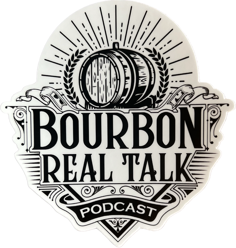 4x5 BRT Podcast Matte Vinyl Sticker - Bourbon Real Talk